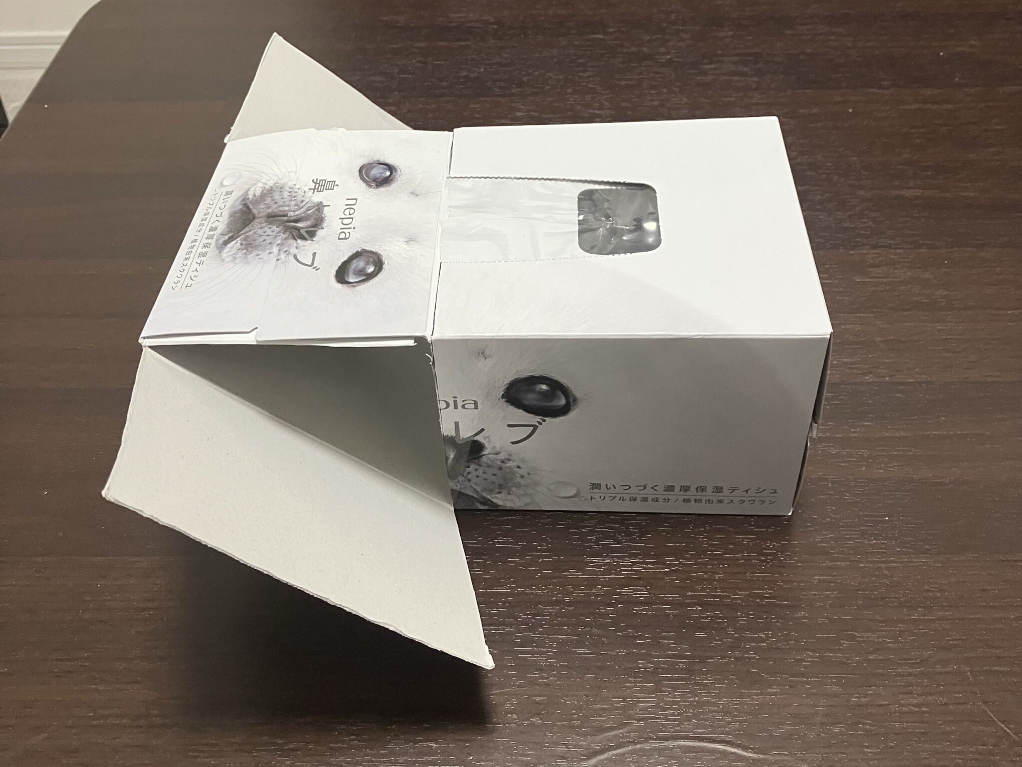 How to make a slide by using a box of tissues